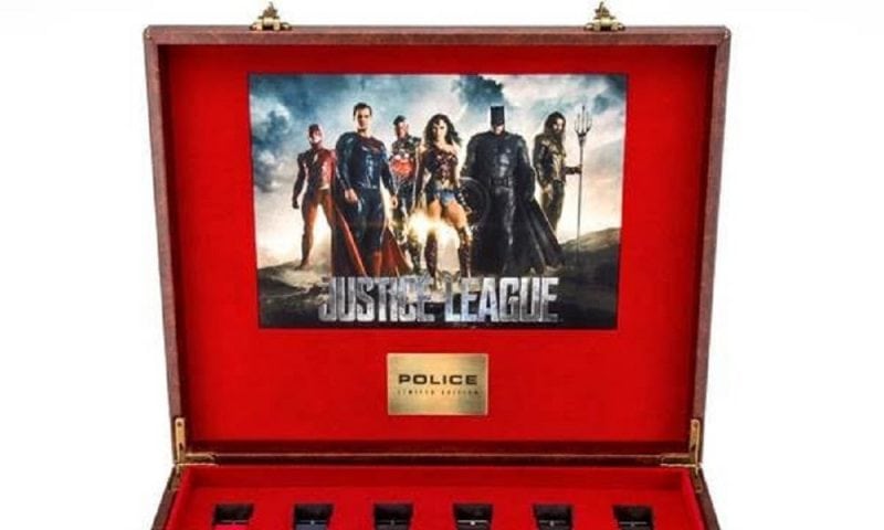 Police teams up with Justice League for limited edition watch box set ...