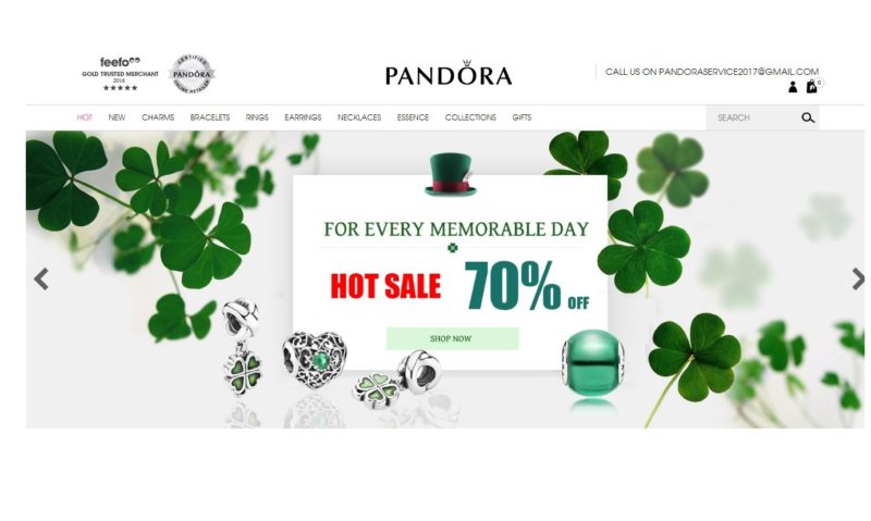 Fake Pandora sites scam shoppers with 70% discount offers | Jewellery Focus